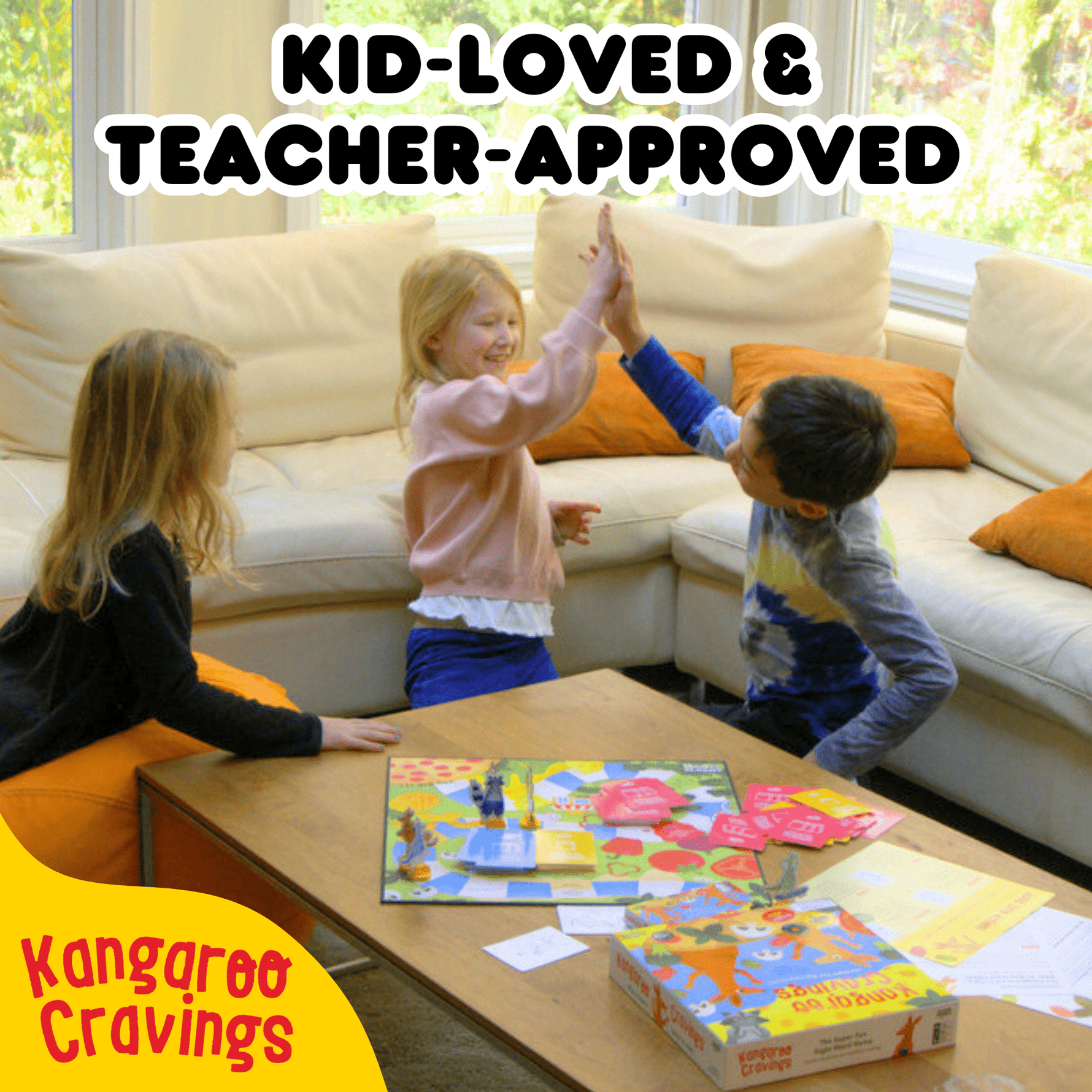 Kangaroo Cravings 240 Sight Word Board Game | Clever Noodle